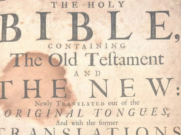 They found his 1726 Bible in an op shop, but the real story is his life ...